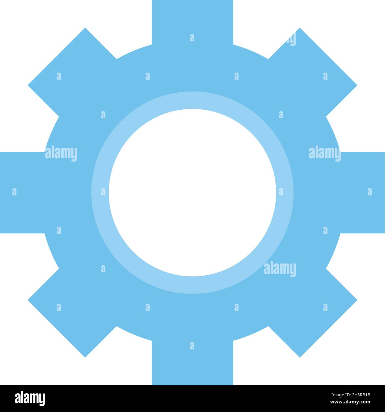 gear icon isolated Stock Vector Image & Art - Alamy
