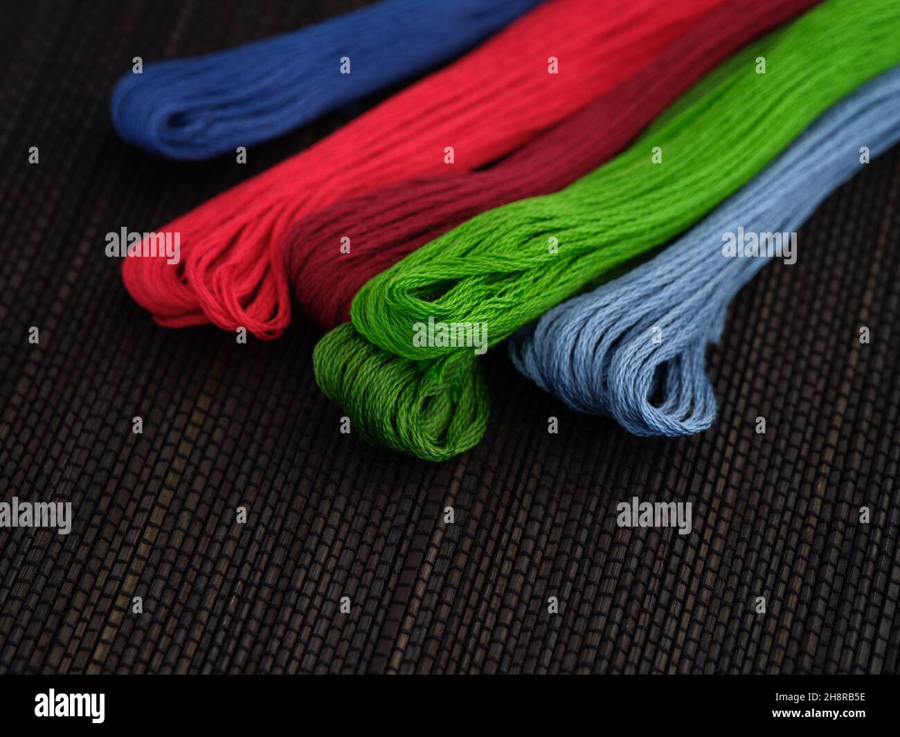 Dark blue color embroidery hi-res stock photography and images - Alamy