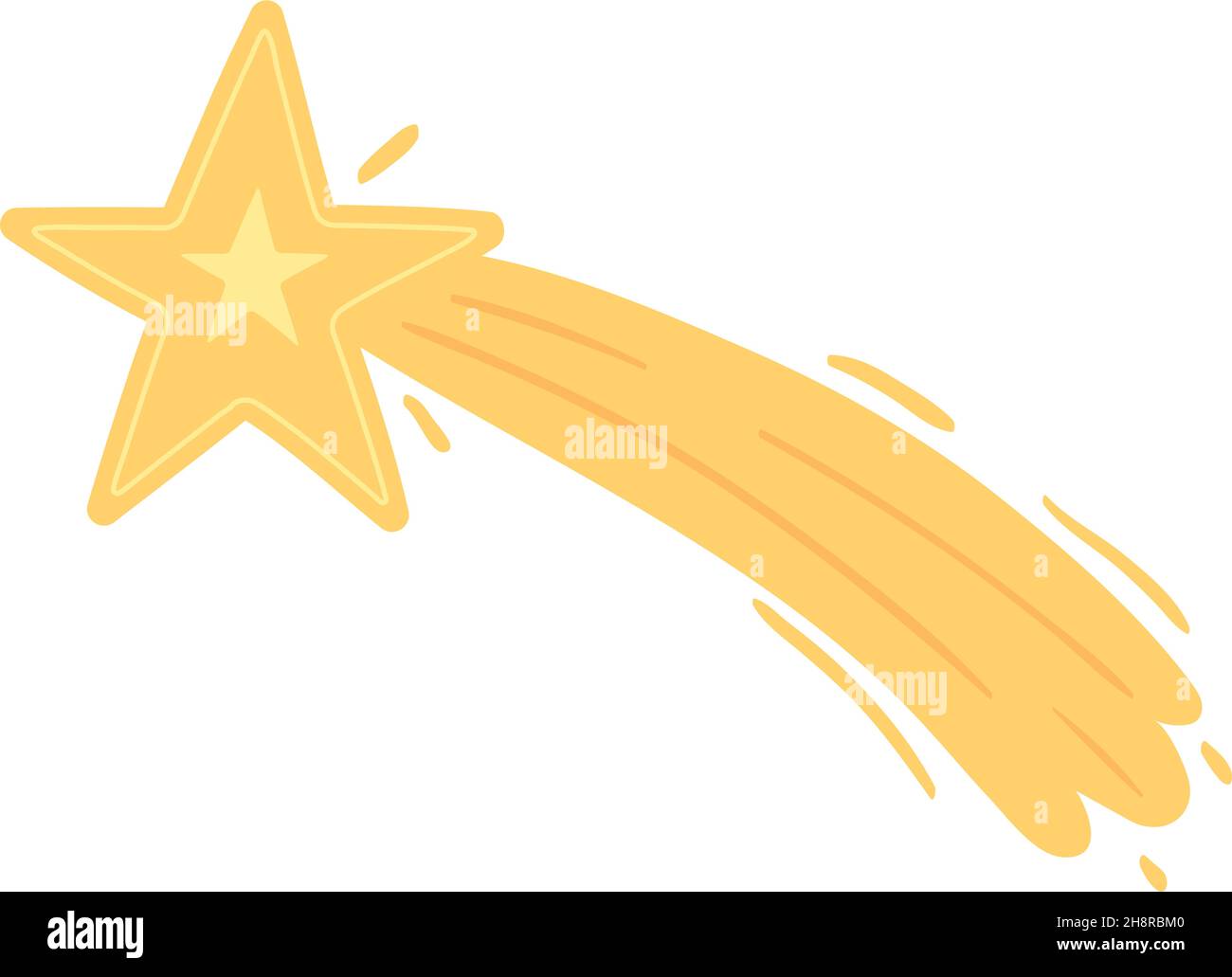 shooting star cartoon Stock Vector Image & Art - Alamy