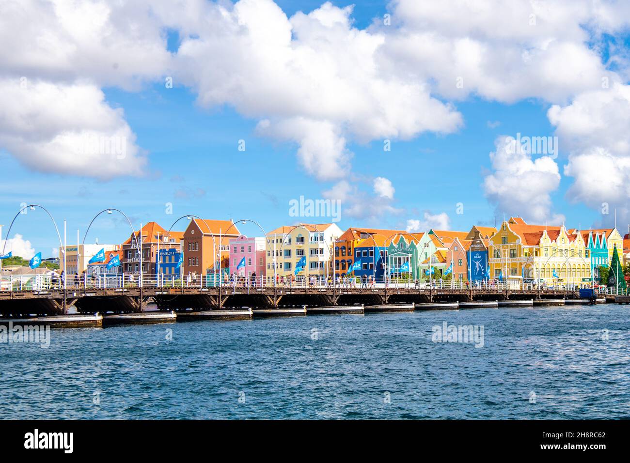Curacao, Dutch Caribbean island life, known for the Koningin Emmabrug ...