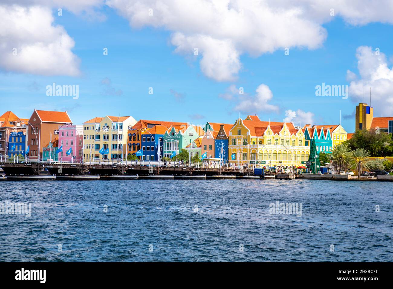 Curacao, Dutch Caribbean island life, known for the Koningin Emmabrug ...