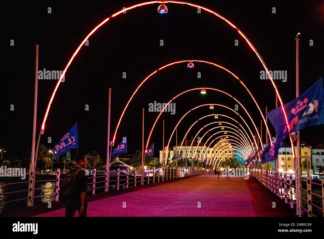 Curacao, Dutch Caribbean island life, known for the Koningin Emmabrug ...