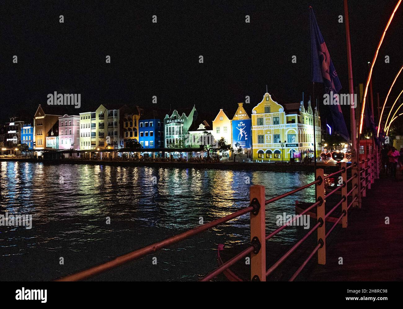 Curacao, Dutch Caribbean island life, known for the Koningin Emmabrug ...