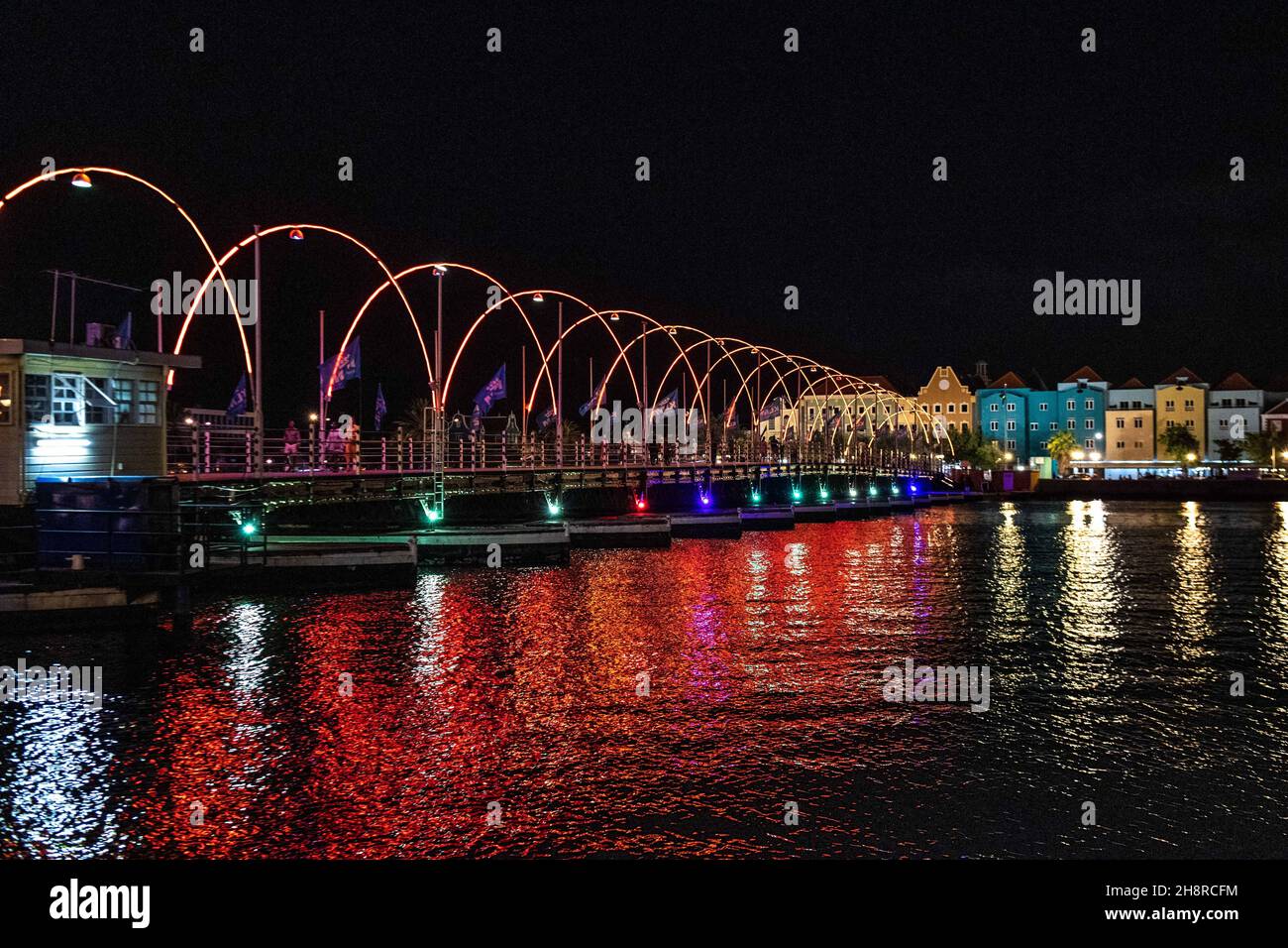 Curacao, Dutch Caribbean island life, known for the Koningin Emmabrug ...