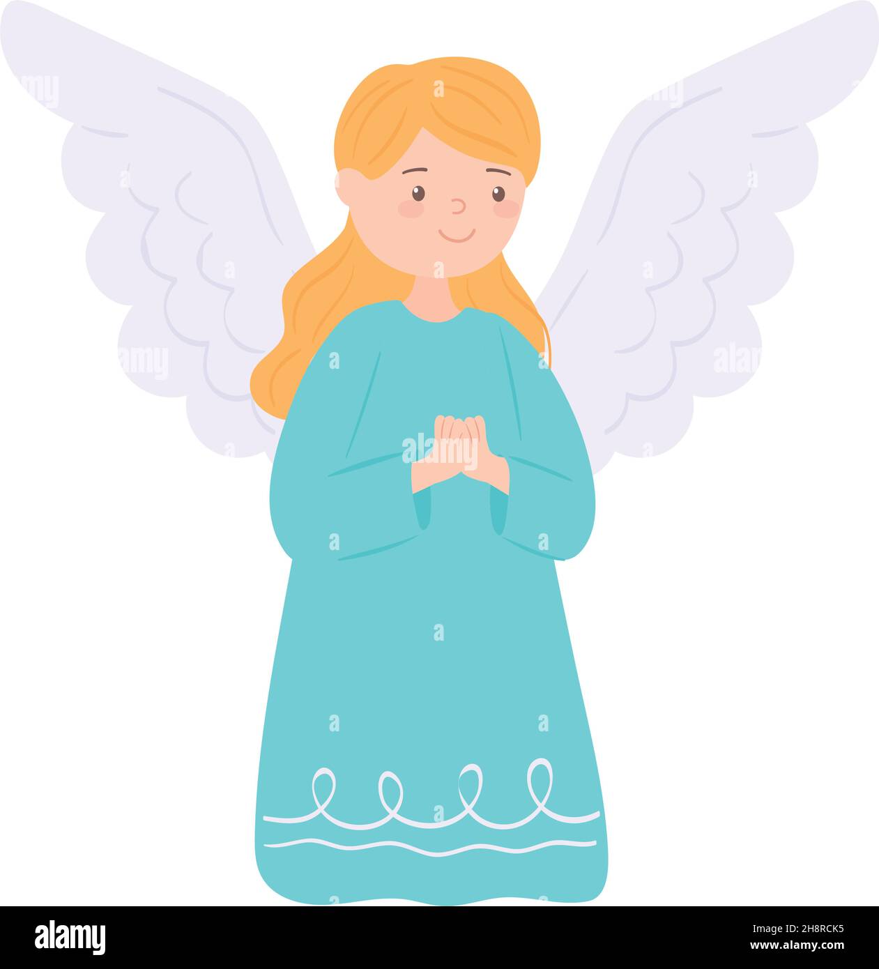 cute angel cartoon Stock Vector Image & Art - Alamy