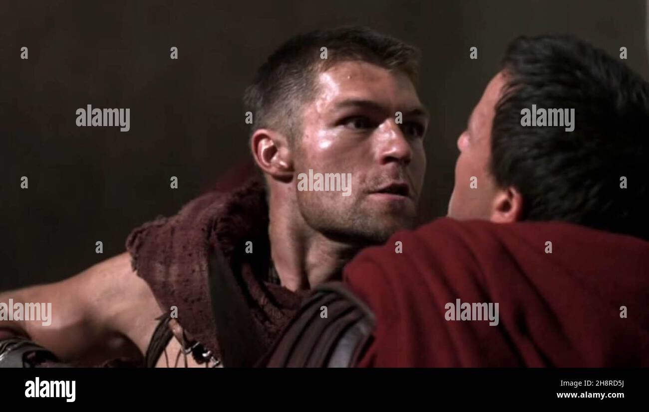 Los Angeles. CA. USA. Liam McIntyre as Spartacus and Craig Parker as ...