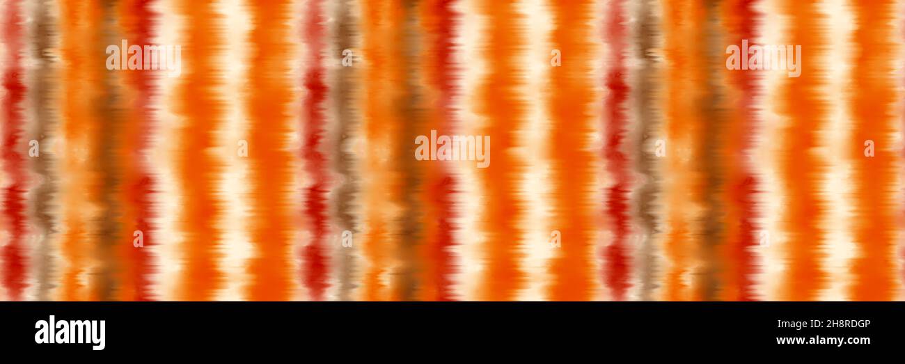 Seamless funky striped tie dye motif print border for surface design ...