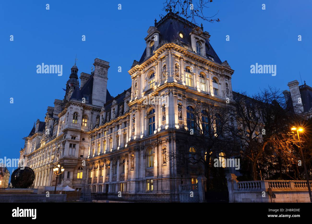 The city hall of Paris is the building housing the city's local ...
