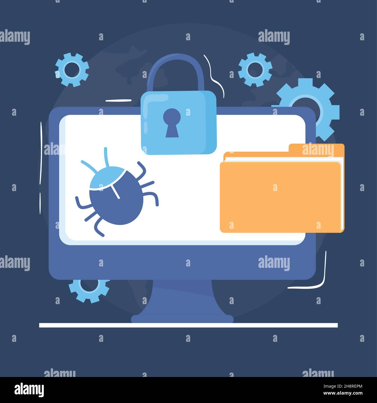 web security system Stock Vector Image & Art - Alamy