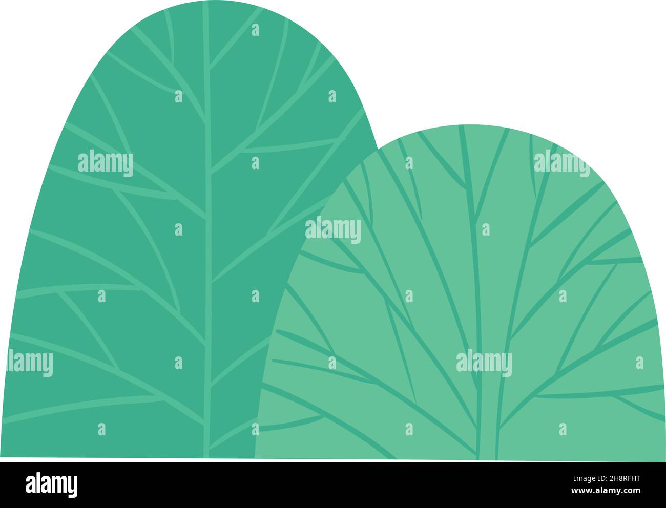 bushes foliage nature Stock Vector Image & Art - Alamy