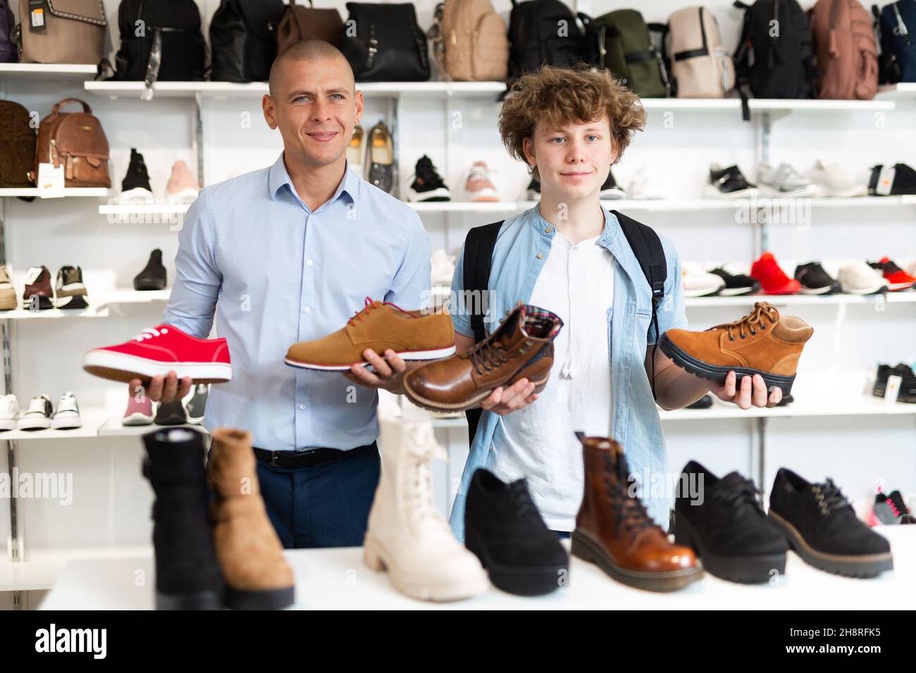 Father son models hi-res stock photography and images - Alamy