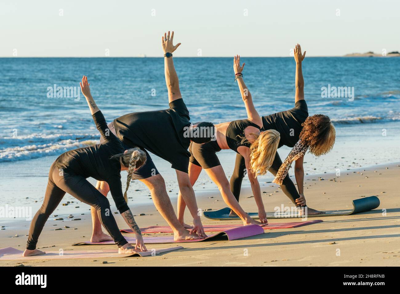 Yoga Class Beach