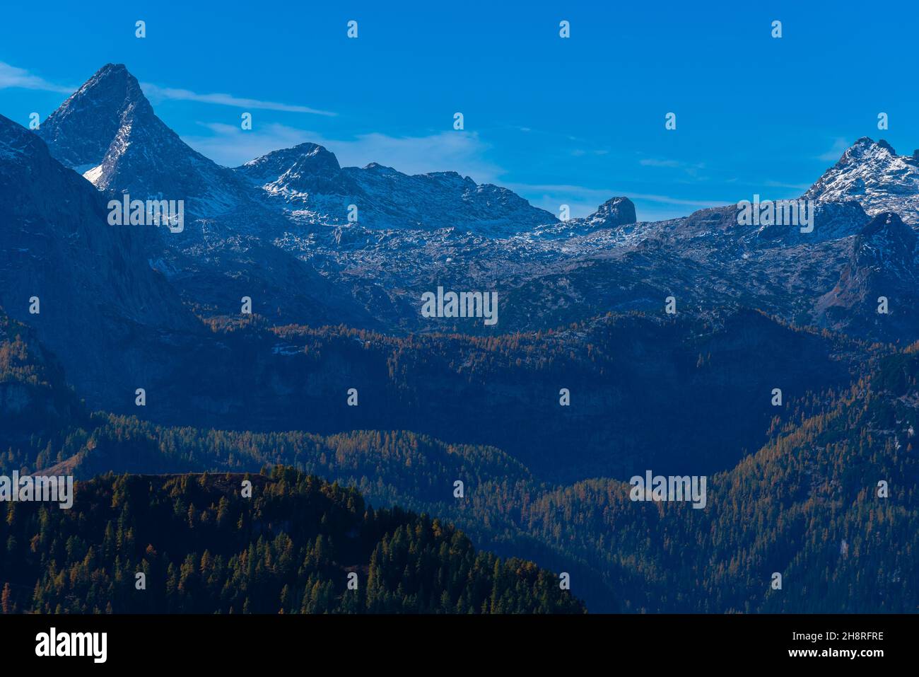 Views from the Jenner high plateau about 1800m asl, Berchtesgaden ...