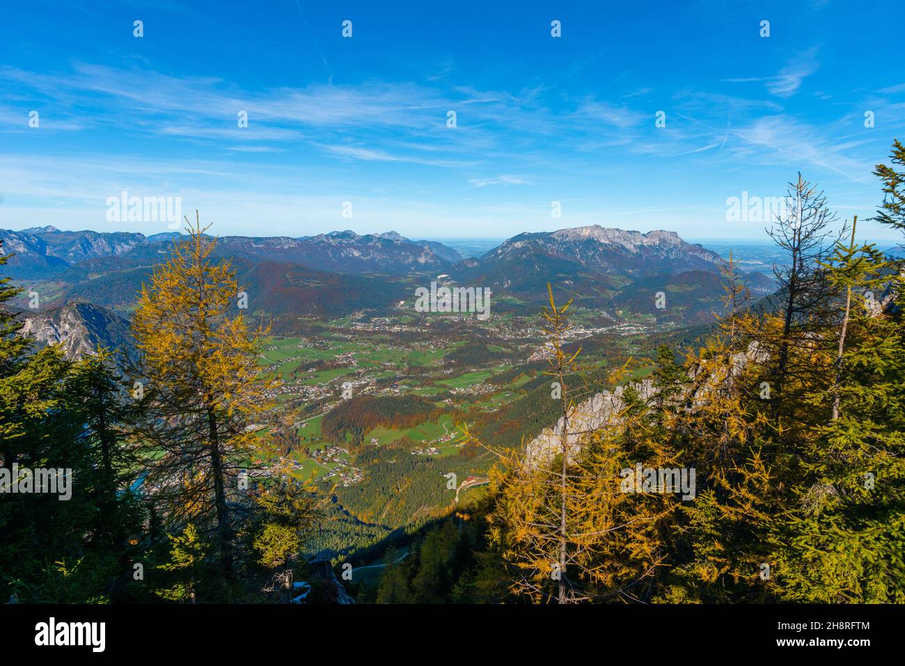 Views from the Jenner high plateau about 1800m asl, Berchtesgaden ...