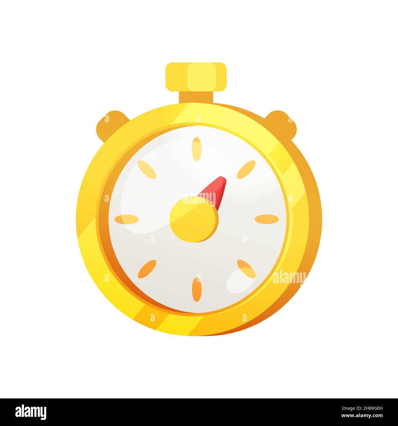 Vector stopwatch icon isolated on white background Stock Vector Image ...