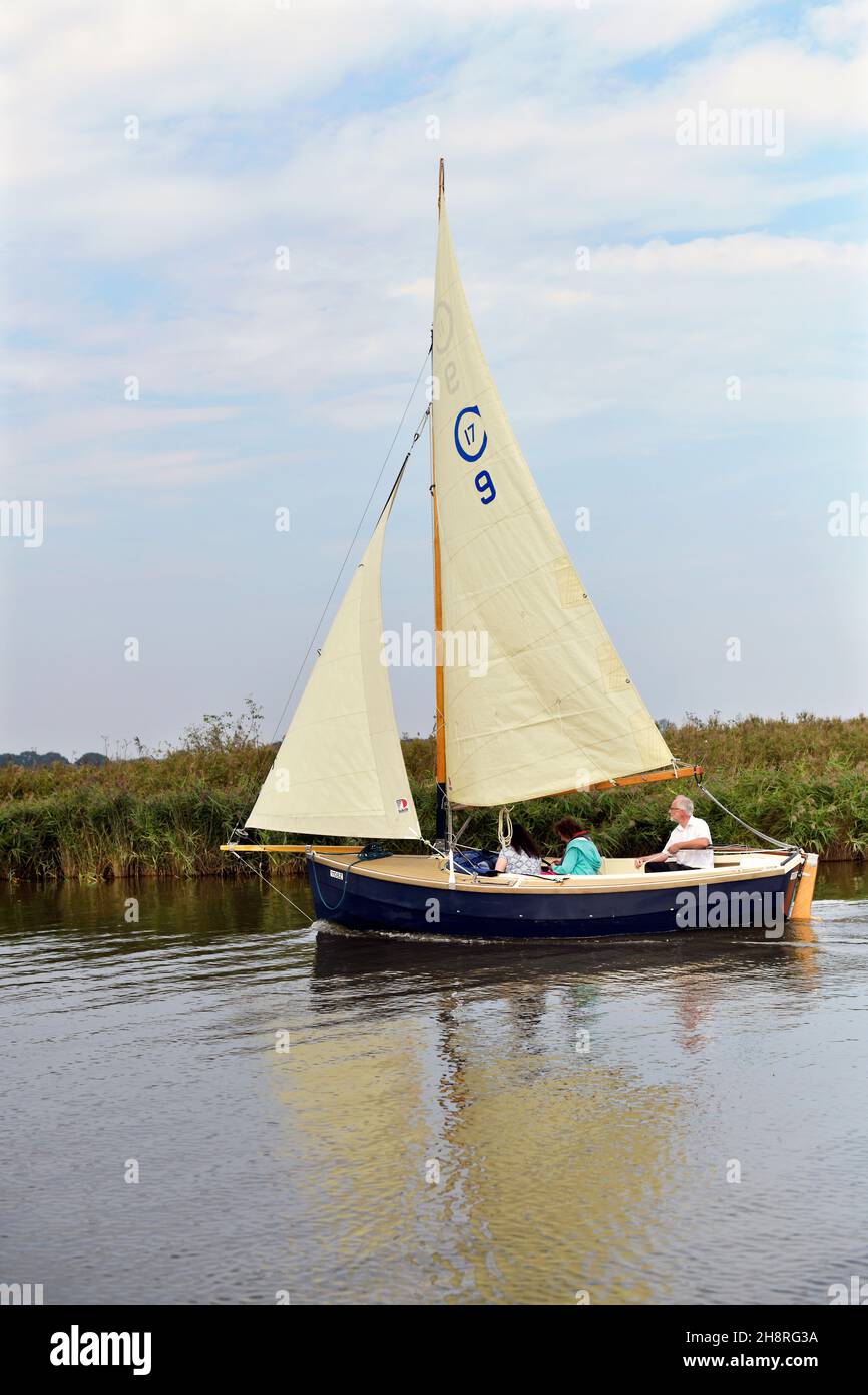 Traditional gaff rigged boat on hi-res stock photography and images - Alamy