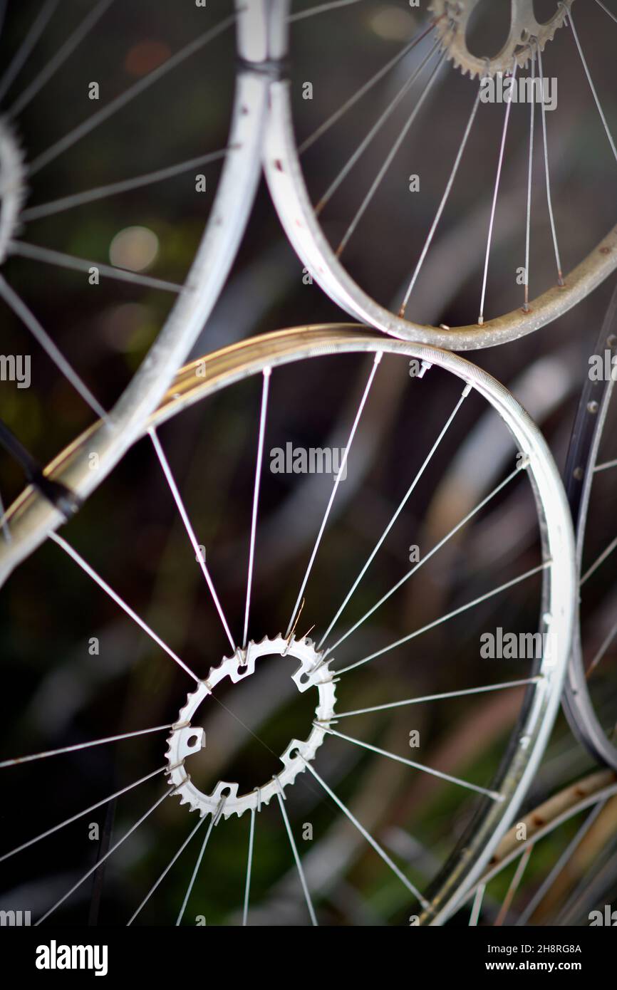 Bicycle without wheels hi-res stock photography and images - Alamy