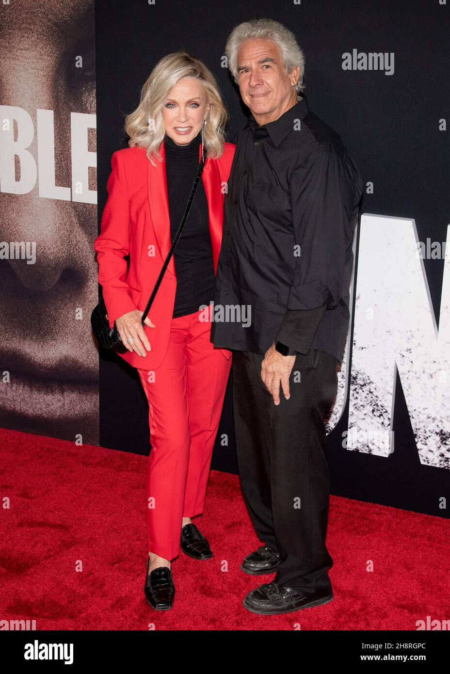 November 30, 2021, Hollywood, California, USA: Donna Mills and Larry ...