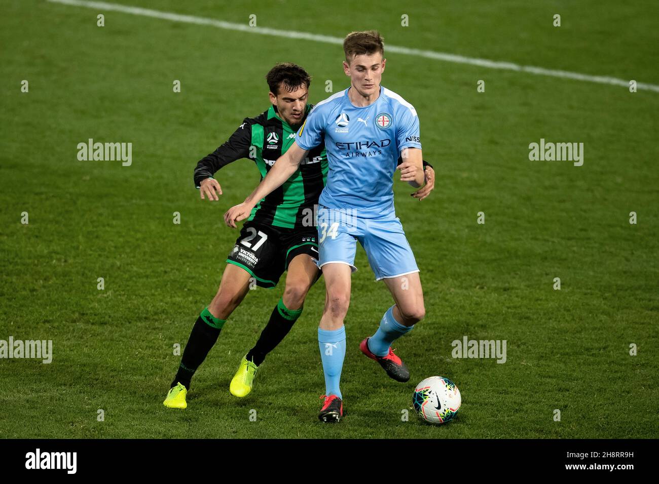 Melbourne City midfielder Connor Metcalfe (34 Stock Photo - Alamy