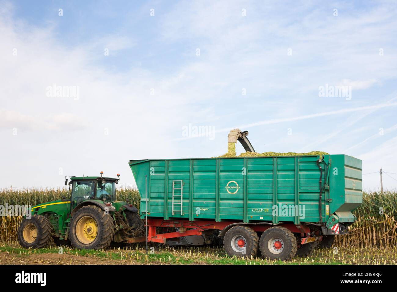 Corn silage biogas production hi-res stock photography and images - Alamy