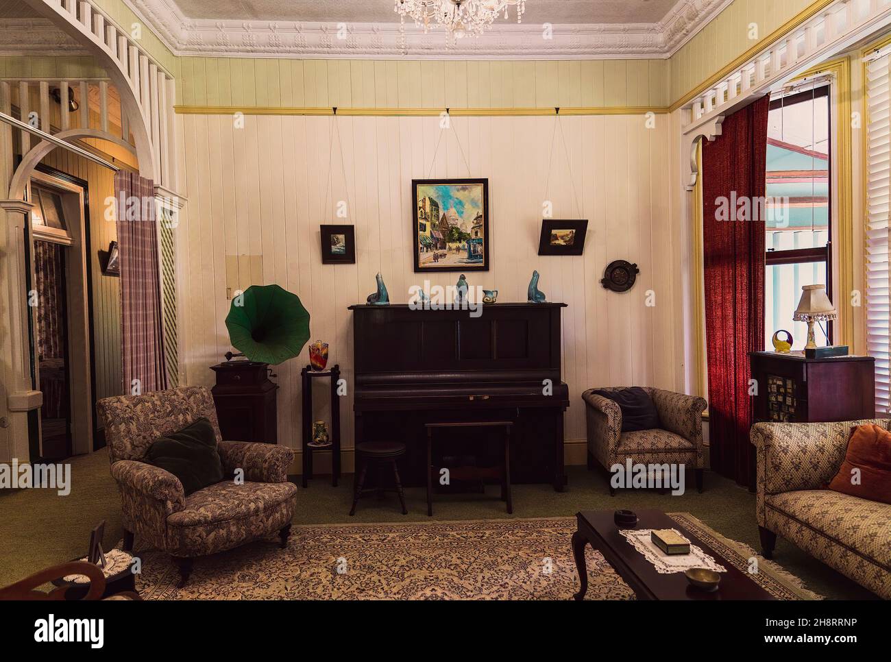Mackay, Queensland, Australia - November 2021: Living room of heritage ...