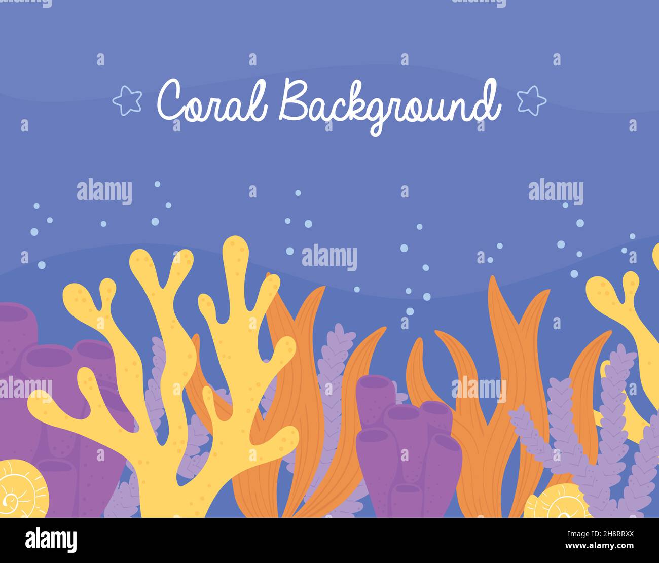 coral background concept Stock Vector Image & Art - Alamy
