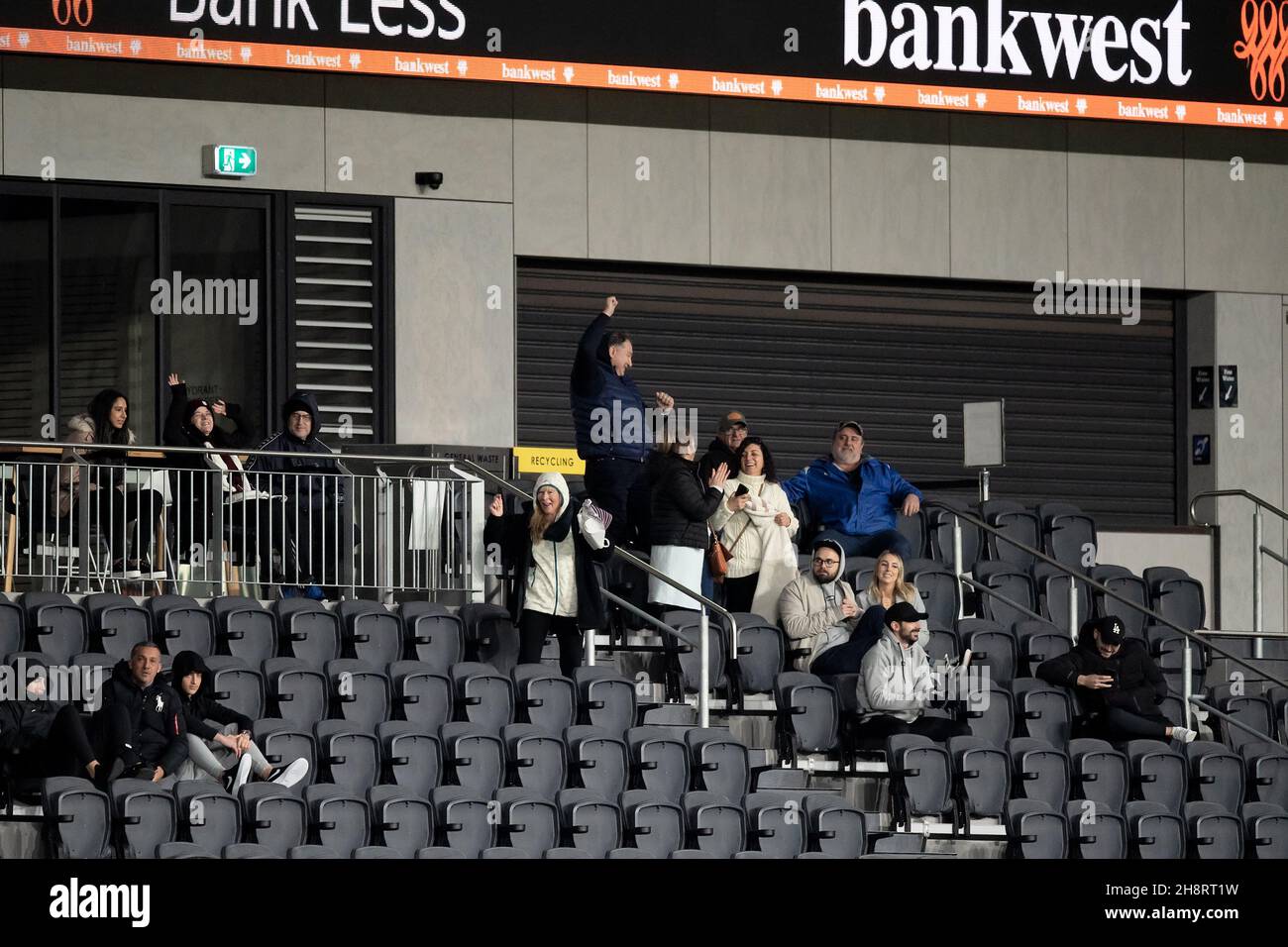 Happy Perth Glory fans Stock Photo - Alamy