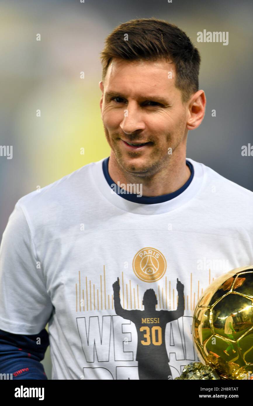 Ballon d ór 2021 messi hi-res stock photography and images - Alamy