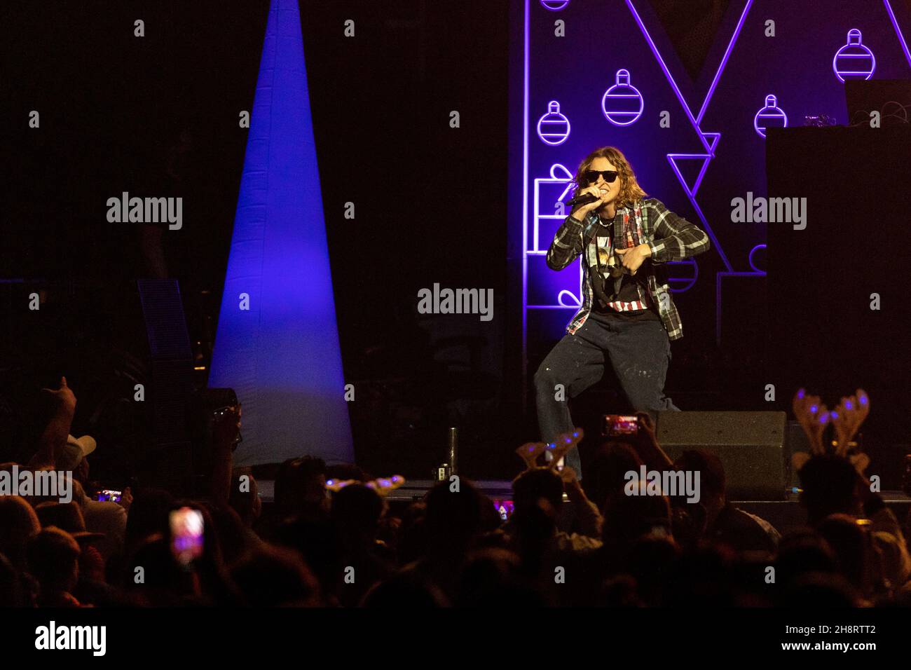 The Kid Laroi (Charlton Kenneth Jeffrey Howard) during the 106.1 KISS ...