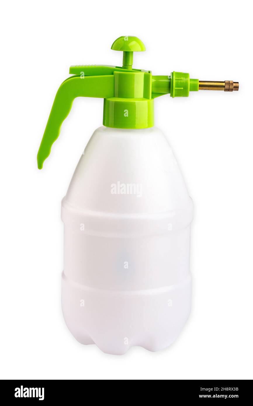 Big Spray bottle isolated on white background Stock Photo - Alamy