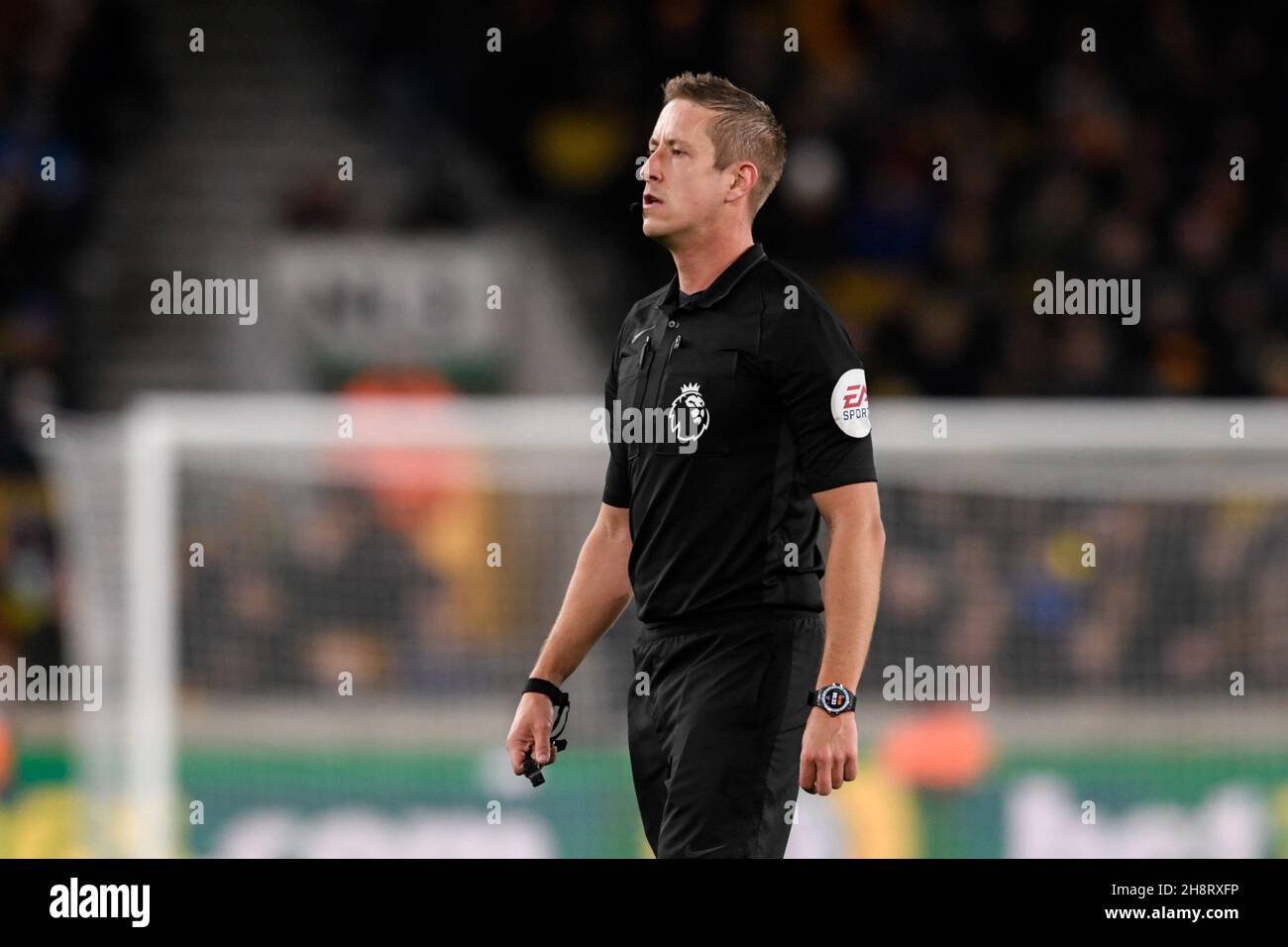Referee John Brooks in action during the game Stock Photo - Alamy
