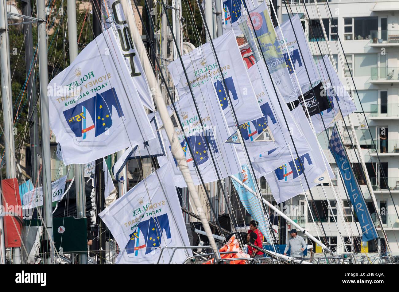 Atmosphere at the Cruising Yacht Club of Australia(CYCA Stock Photo - Alamy