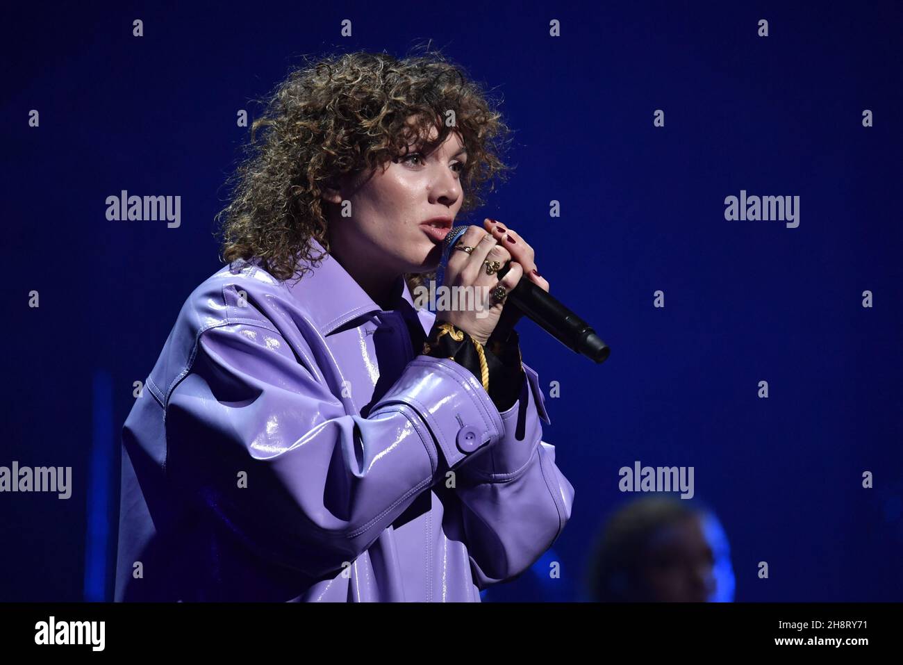 STOCKHOLM 20211201 Singer Amanda Bergman, Amazon. Together For A Better ...