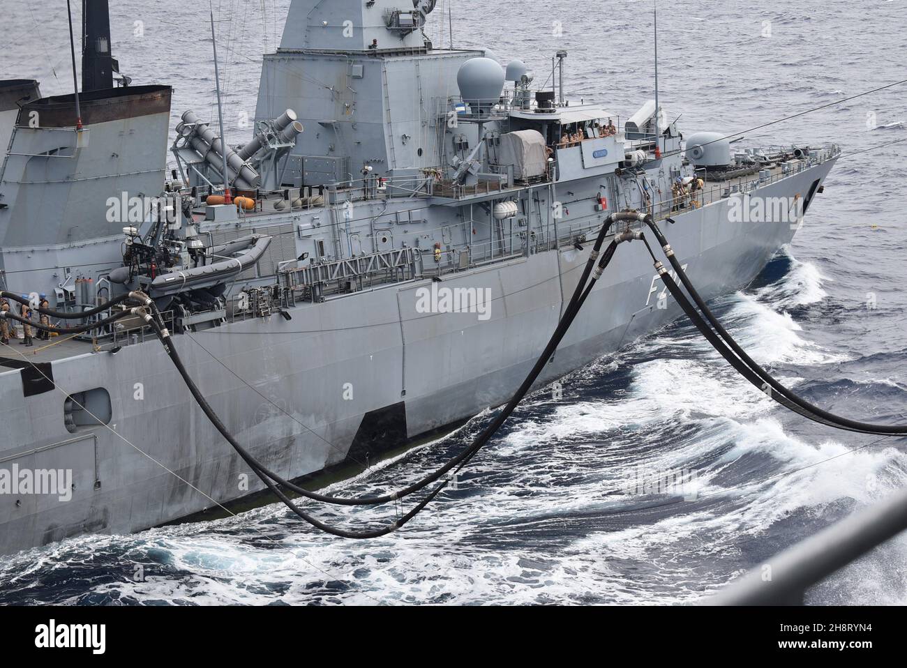 PHILIPPINE SEA (Nov. 27, 2021) -- Henry J. Kaiser-class replenishment ...