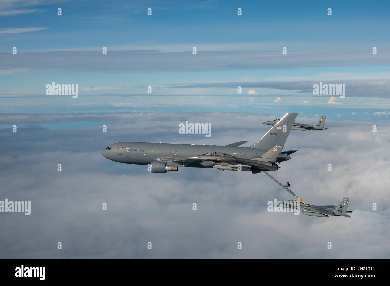 A KC-46 Pegasus assigned to the 931st Air Refueling Wing, McConnell Air ...
