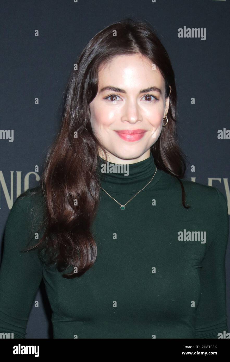 New York, NY, USA. 1st Dec, 2021. Conor Leslie at the Nightmare Alley ...