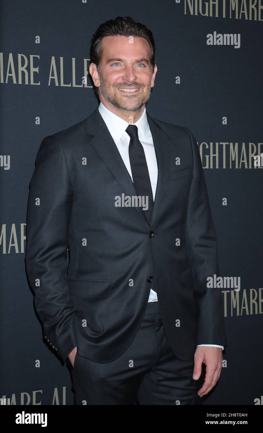 New York, NY, USA. 1st Dec, 2021. Bradley Cooper at the Nightmare Alley ...