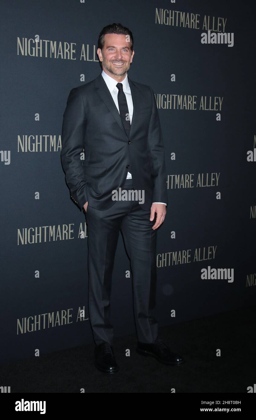 New York, NY, USA. 1st Dec, 2021. Bradley Cooper at the Nightmare Alley ...