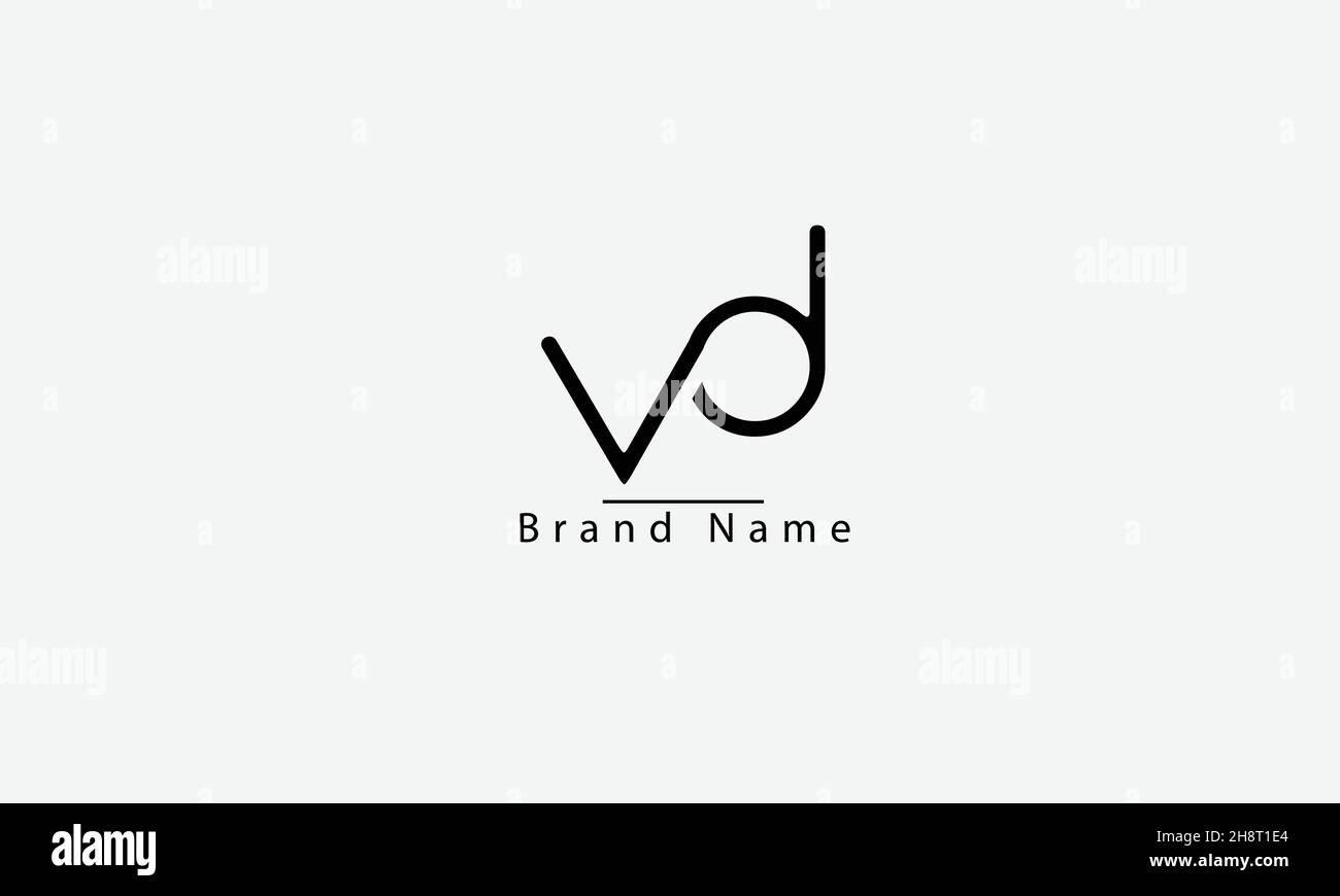 VD DV V D LOGO Stock Vector Image & Art - Alamy