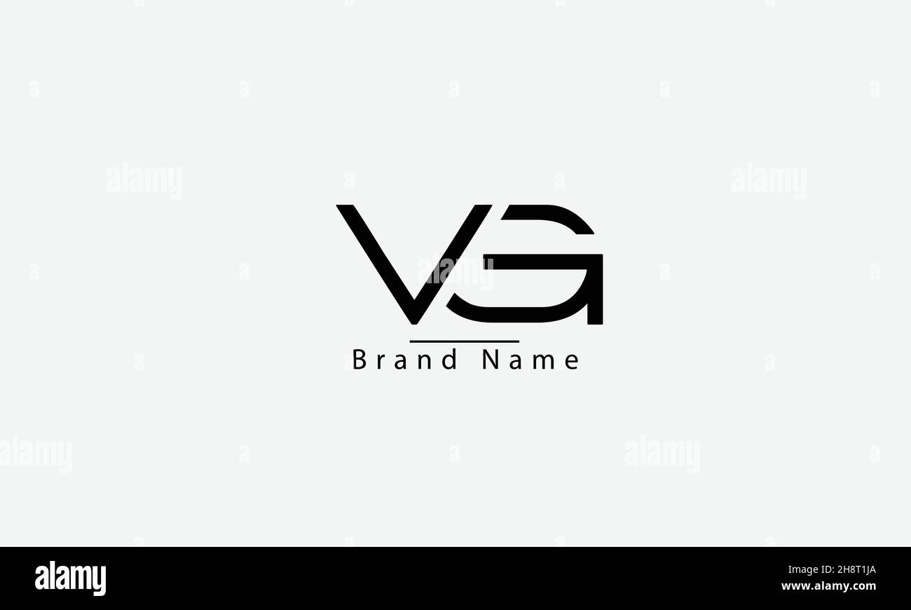 VG GV V G abstract vector logo design Stock Vector Image & Art - Alamy