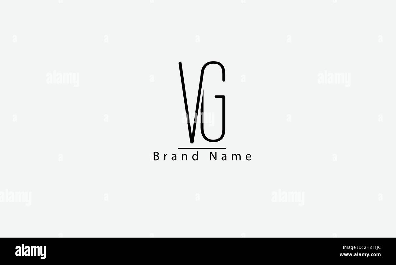 VG GV V G abstract vector logo design Stock Vector Image & Art - Alamy