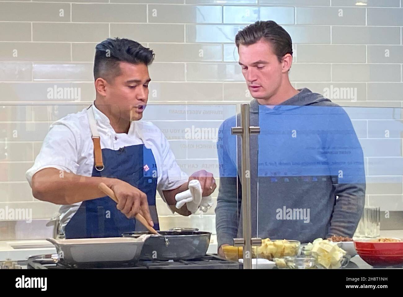 New York, NY, USA. 1st Dec, 2021. Chef Jordan Andino pictured with ...