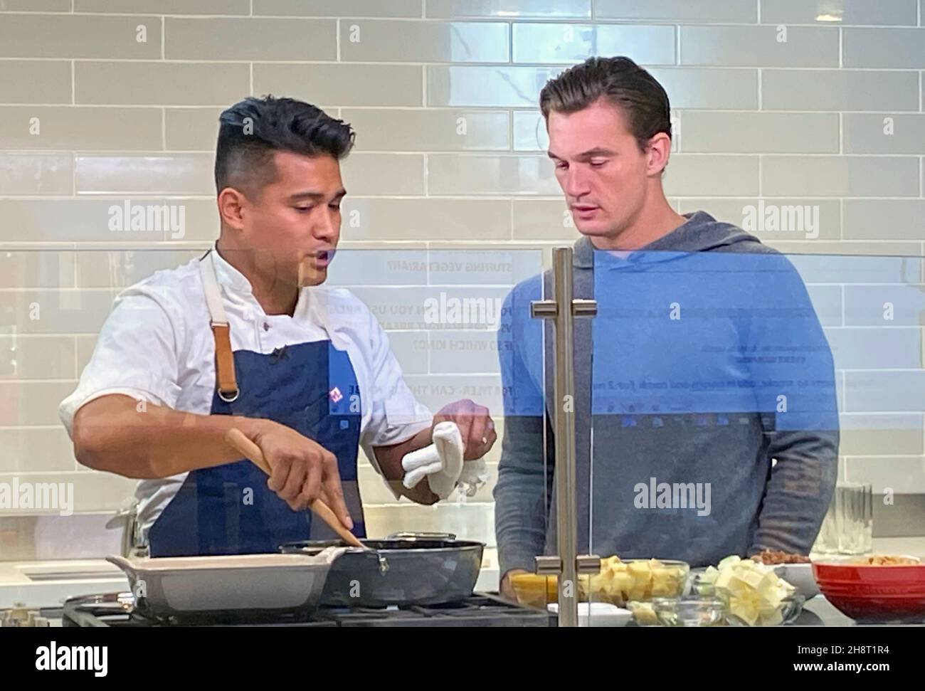 New York, NY, USA. 1st Dec, 2021. Chef Jordan Andino pictured with ...