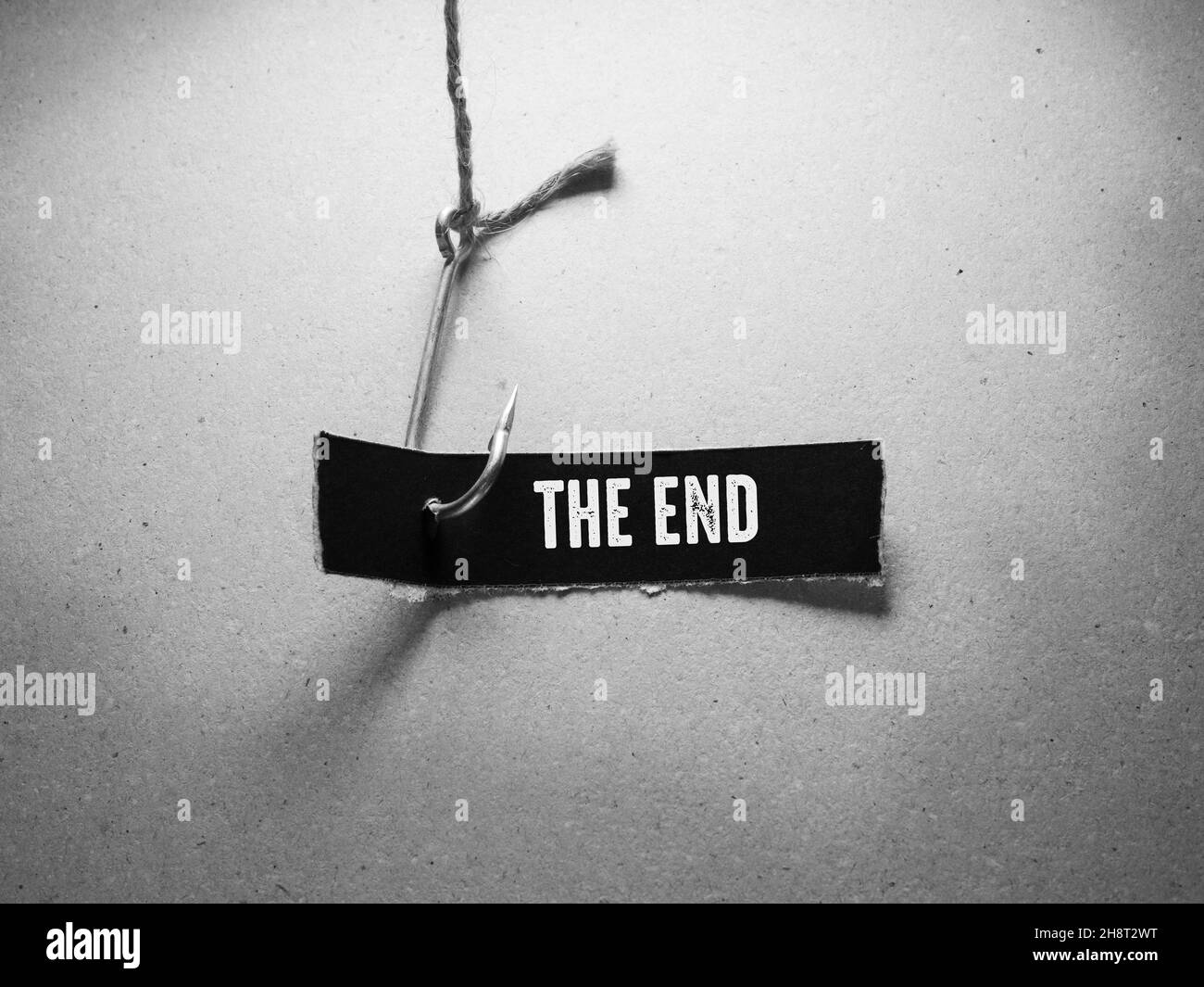 Close up of End Word , Business Concept Idea Stock Photo - Alamy