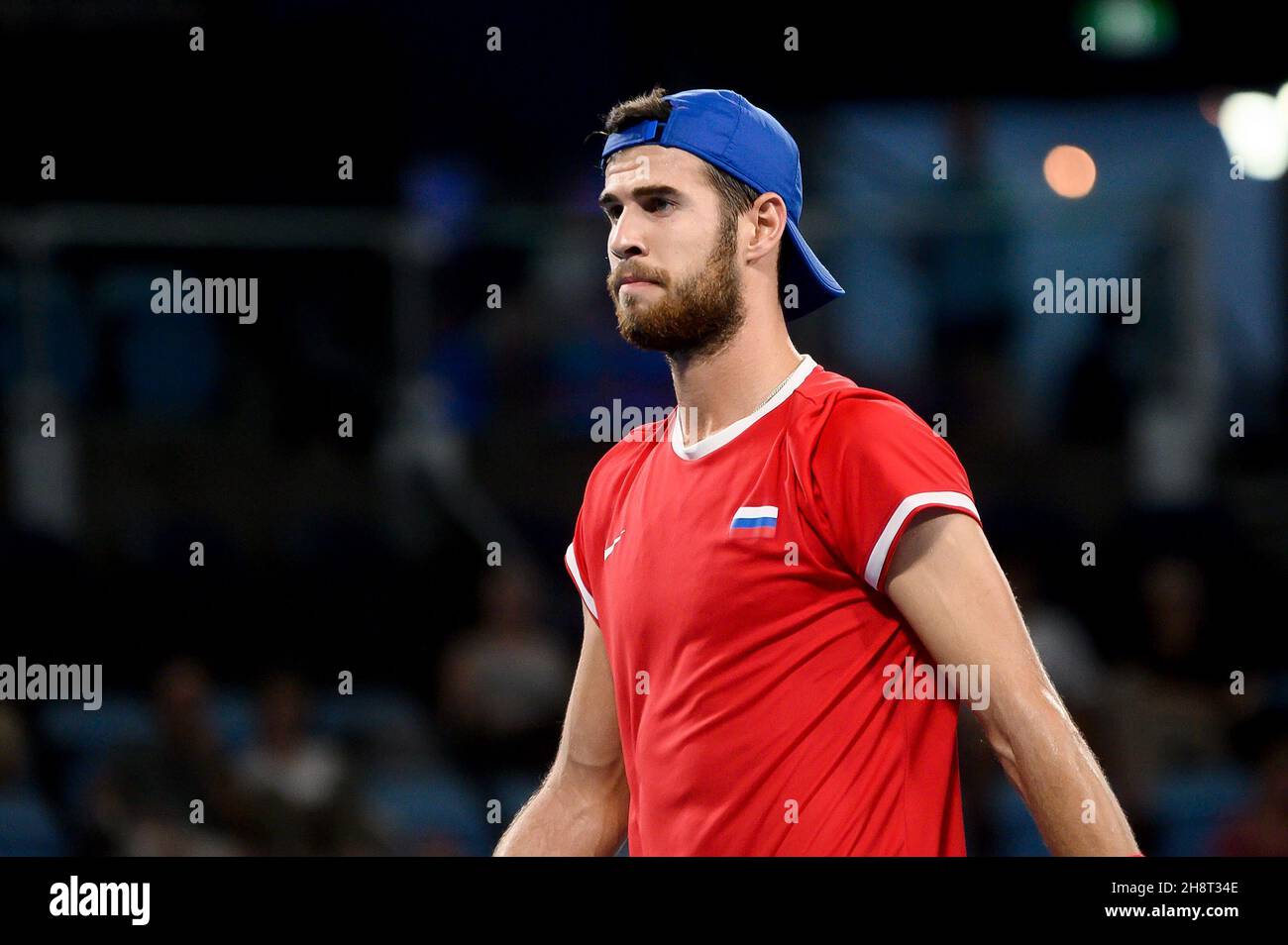 SYDNEY, AUSTRALIA - JANUARY 09: Konstantin Kravchuk of Russia during ...