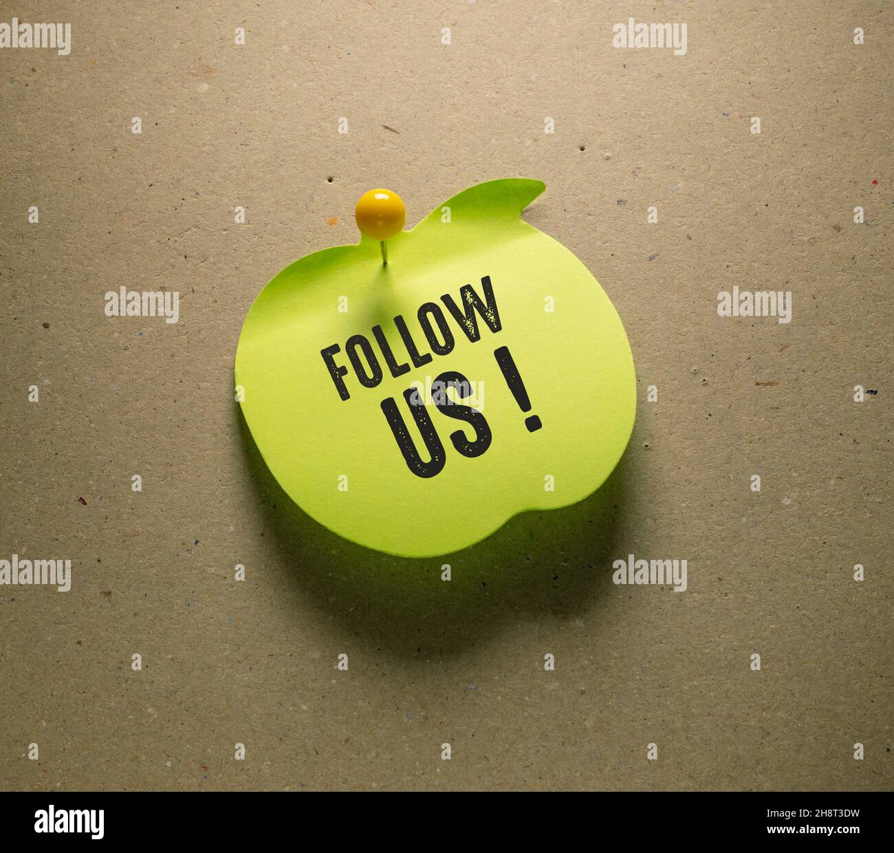 Close up of Follow Word , Business Concept Idea Stock Photo - Alamy