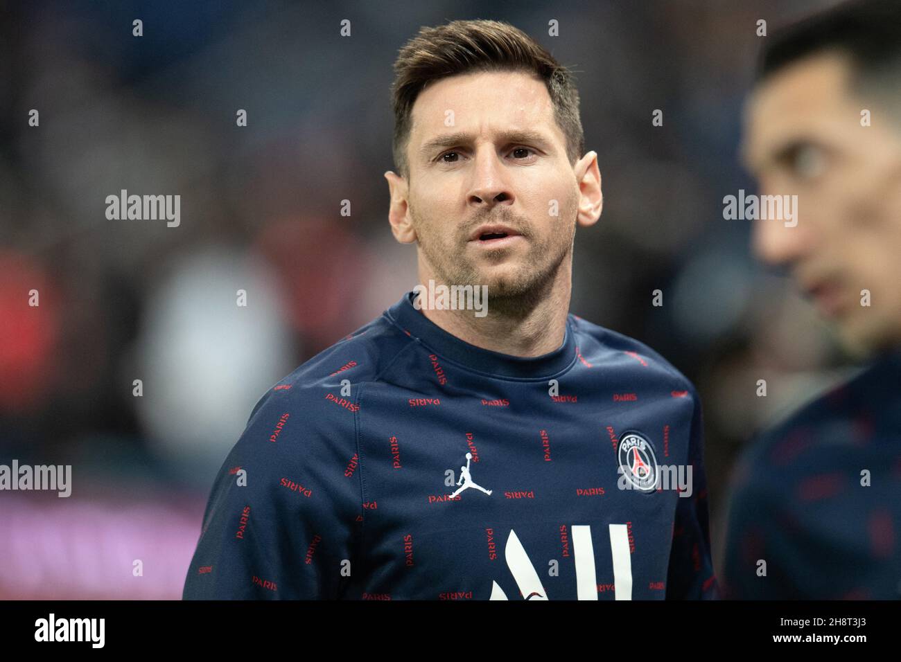 Lionel Messi of PSG during a training session before the Ligue 1 Uber ...