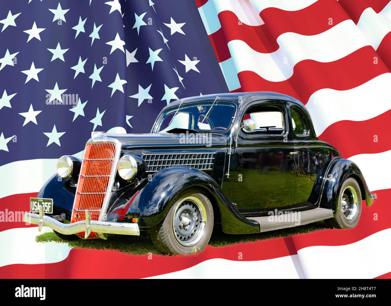 1935 ford 5 window coupe hi-res stock photography and images - Alamy