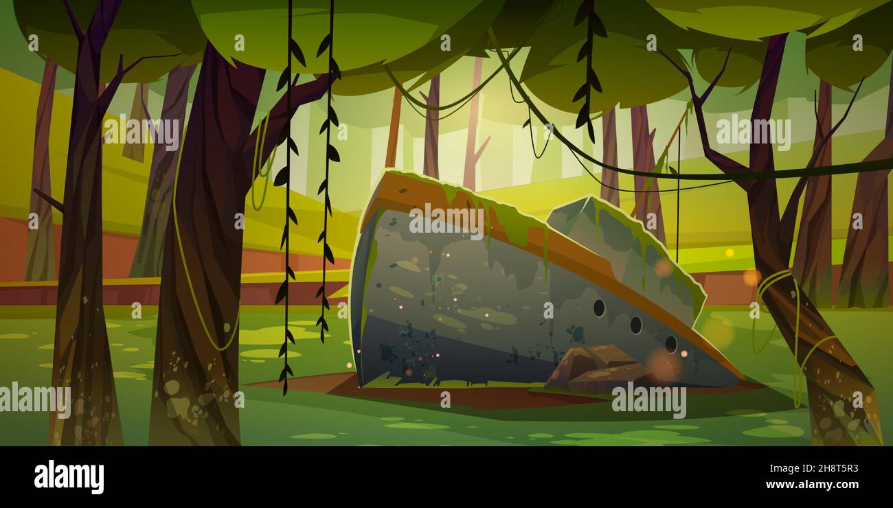 Sunken land Stock Vector Images - Alamy