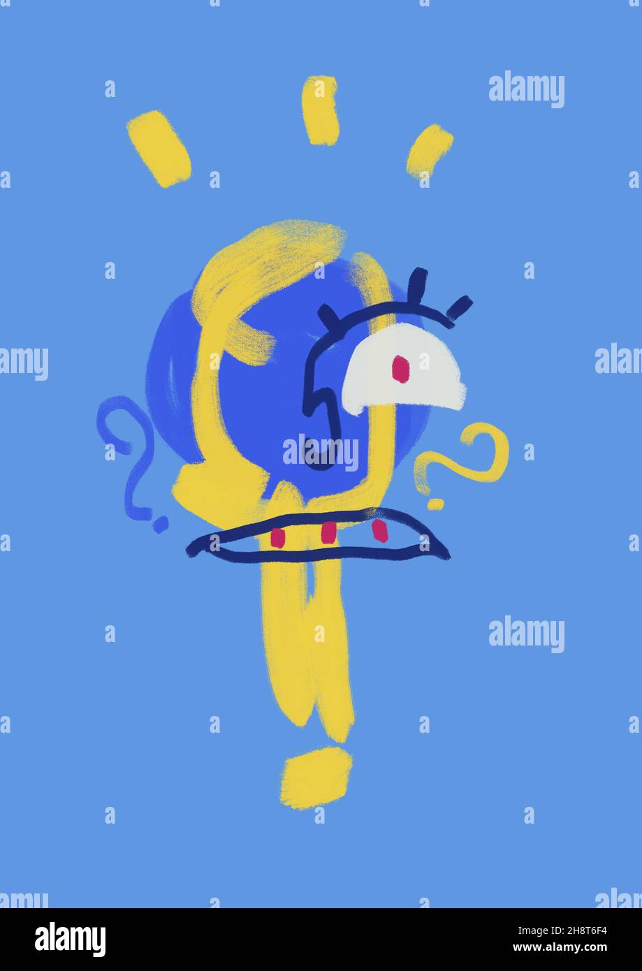 art movement vicious smile, human face, eye, mouth and, curious ...